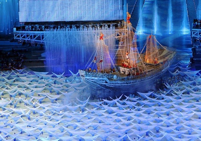 Spectacular Opening Ceremony of Asian Games 2010 in China | Amusing Planet